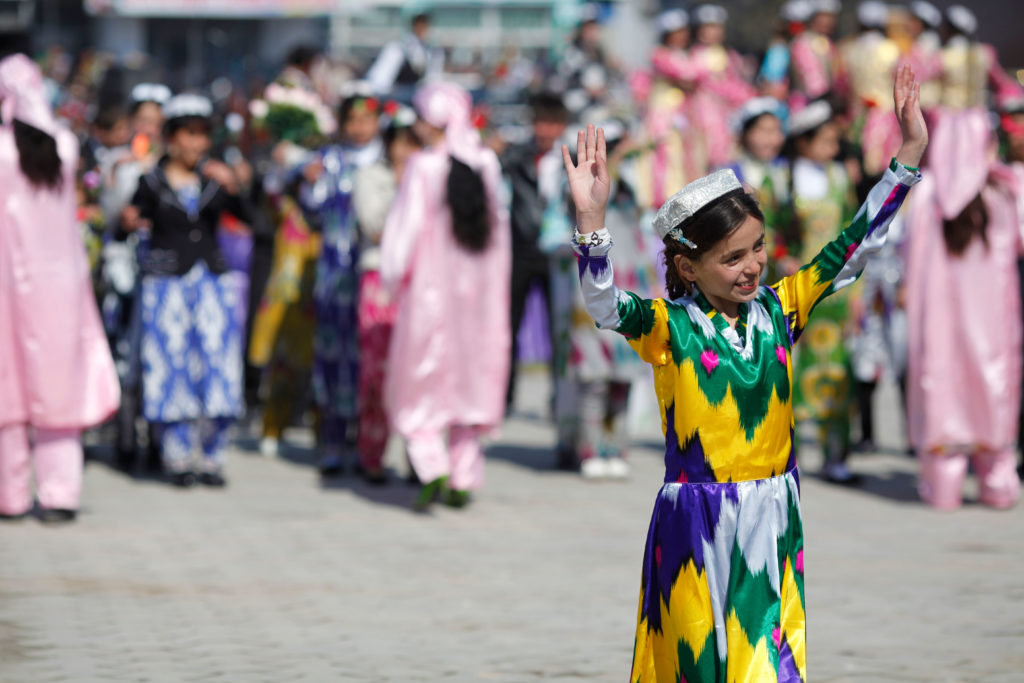 Girl in traditional dress, Dushanbe, Tajikistan – The Tribune